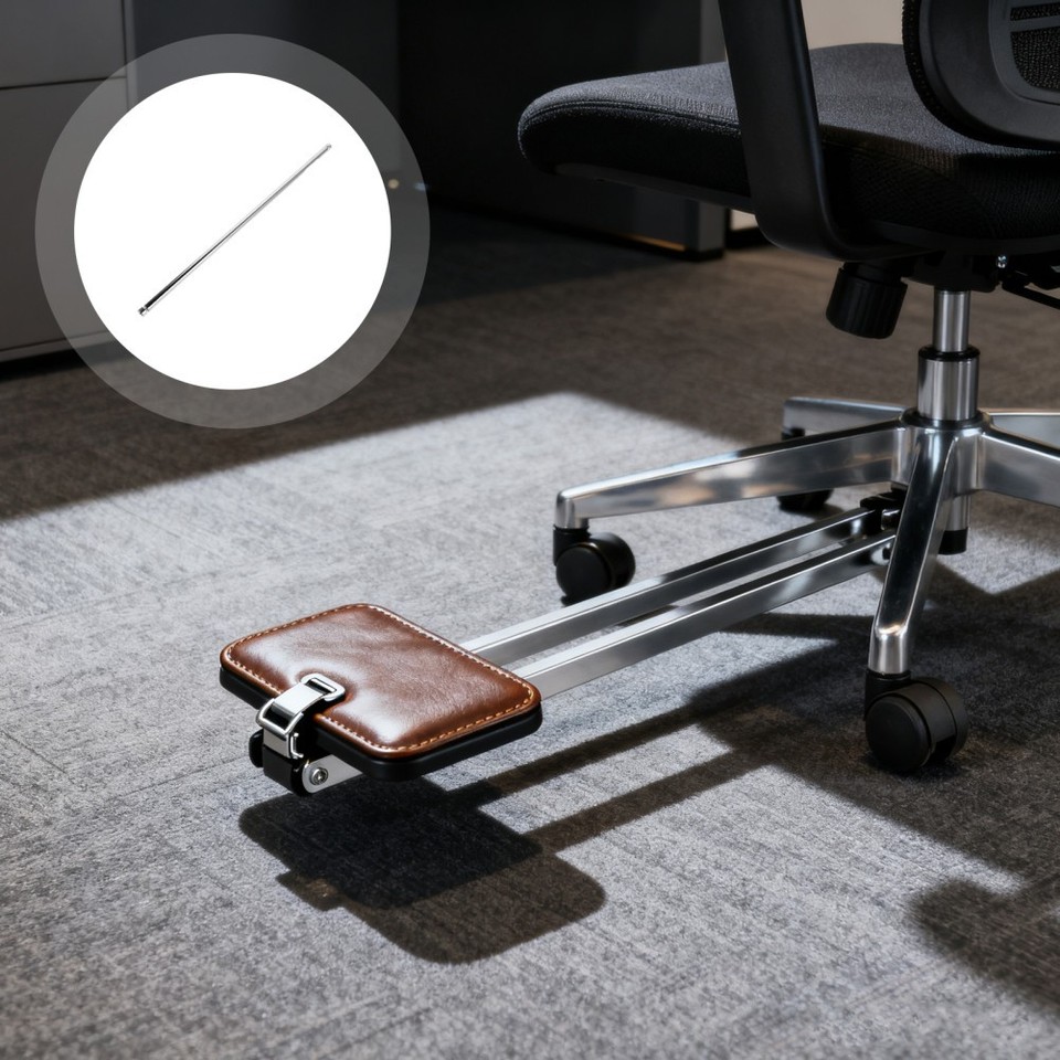 Foot Rest Bar for Swivel Stools Ergonomic Chair Footrest Attachment ...