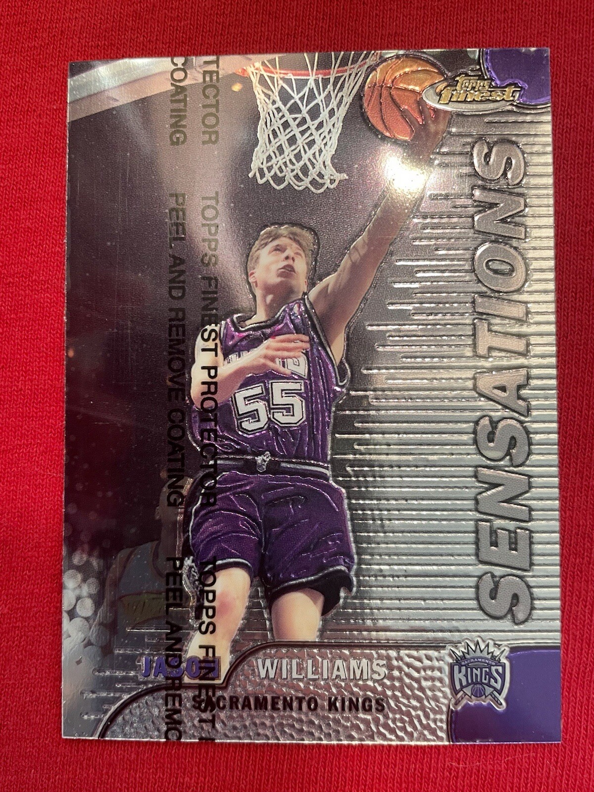 1999 Topps Finest SENSATIONS JASON WILLIAMS 126 w/protector PRISTINE 🔥🏀 ...