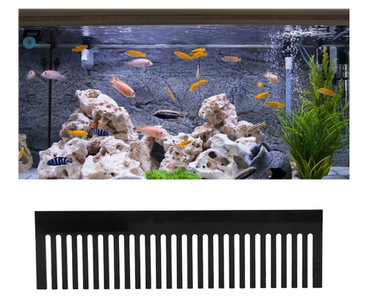 Taidda Aquarium Overflow evenly Disperse Aquarium Weir Comb 6.89 Inches ...