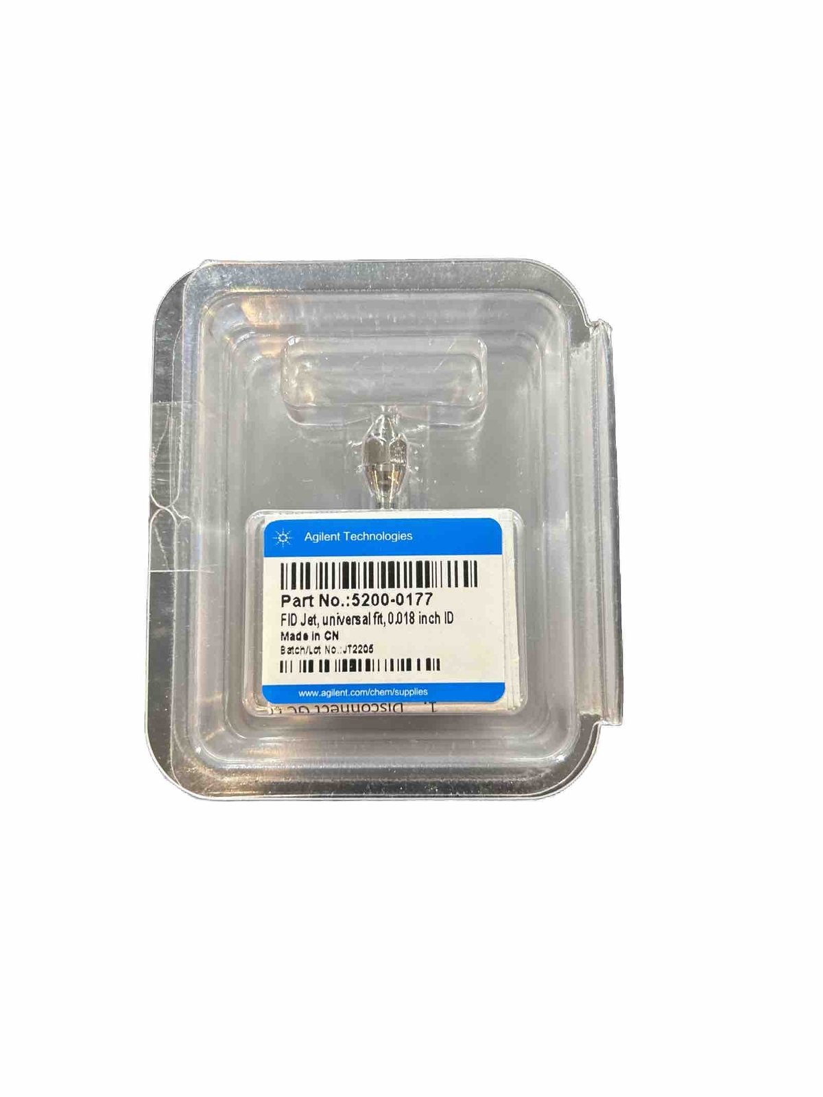 Agilent 5200-0177 FID Jet Universal Fit 0.018 inch ID Flame Ionization ...
