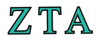 Zeta Tau Alpha Sticker - Fraternity, Decal, Greek | eBay