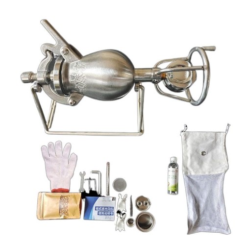 Hand-Cranked Mini Popcorn Making Machine Popcorn Puffing Machine 230ml ...