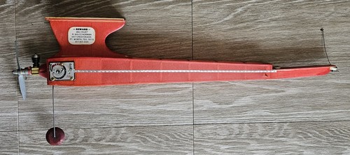 Free Flight Model Airplane Fuselage Mini Cox Engine And Tick Off Timer ...