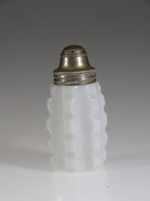 EAPG Victorian Milk Glass Broken Rib Salt Shaker c.1895 | eBay
