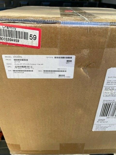 HP Aruba 370 Series AP-375 2Gbps Wireless Access Point (JZ173A) for ...