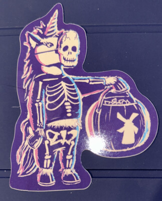 DUTCH Bros BROTHERS Coffee HALLOWEEN Unicorn SKELETON 2022 STICKER ...