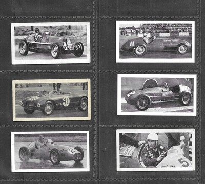 KANE PRODUCTS - Modern Racing Cars - 1954 - 6 Cards (including #9 ...
