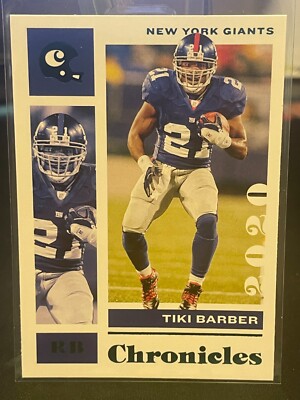 2020 Panini Chronicles Teal #72 Tiki Barber | eBay
