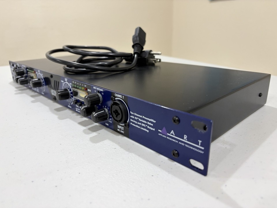 ART TPS II Tube Microphone Preamp 2-Channel Rackmount Phantom Power | eBay