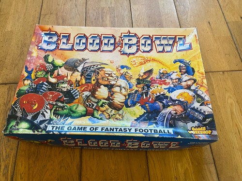 Blood Bowl Vintage 100% Complete Games workshops Warhammer 40k Board ...