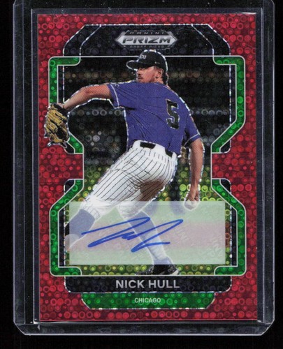 2022 Panini Prizm Draft Picks - Nick Hull #PDP203 Red Donut Circle ...
