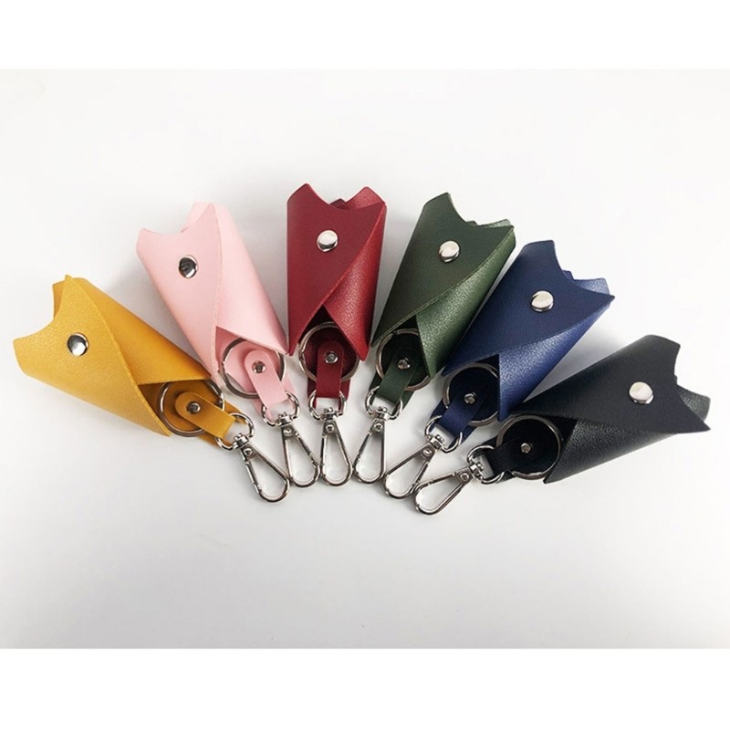 Bat Key Holder for Men Car Keychain Men Car Key Fob Protector Leather ...