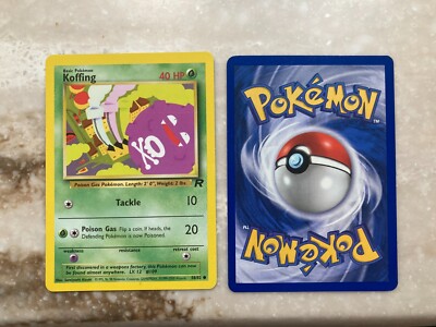 Pokémon TCG Koffing Team Rocket 58 Regular Unlimited Common | eBay