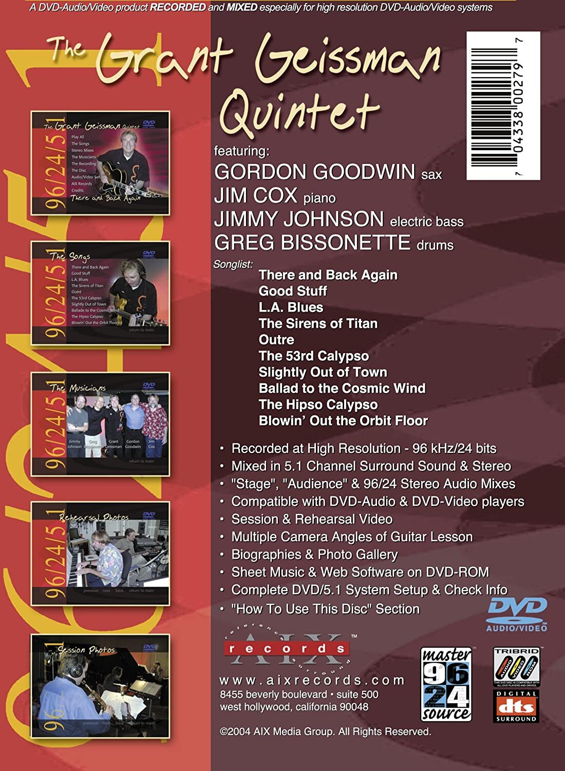 The+Grant+Geissman+Quintet%3A+There+and+Back+Again+%28DVD%2C+2004%29 ...