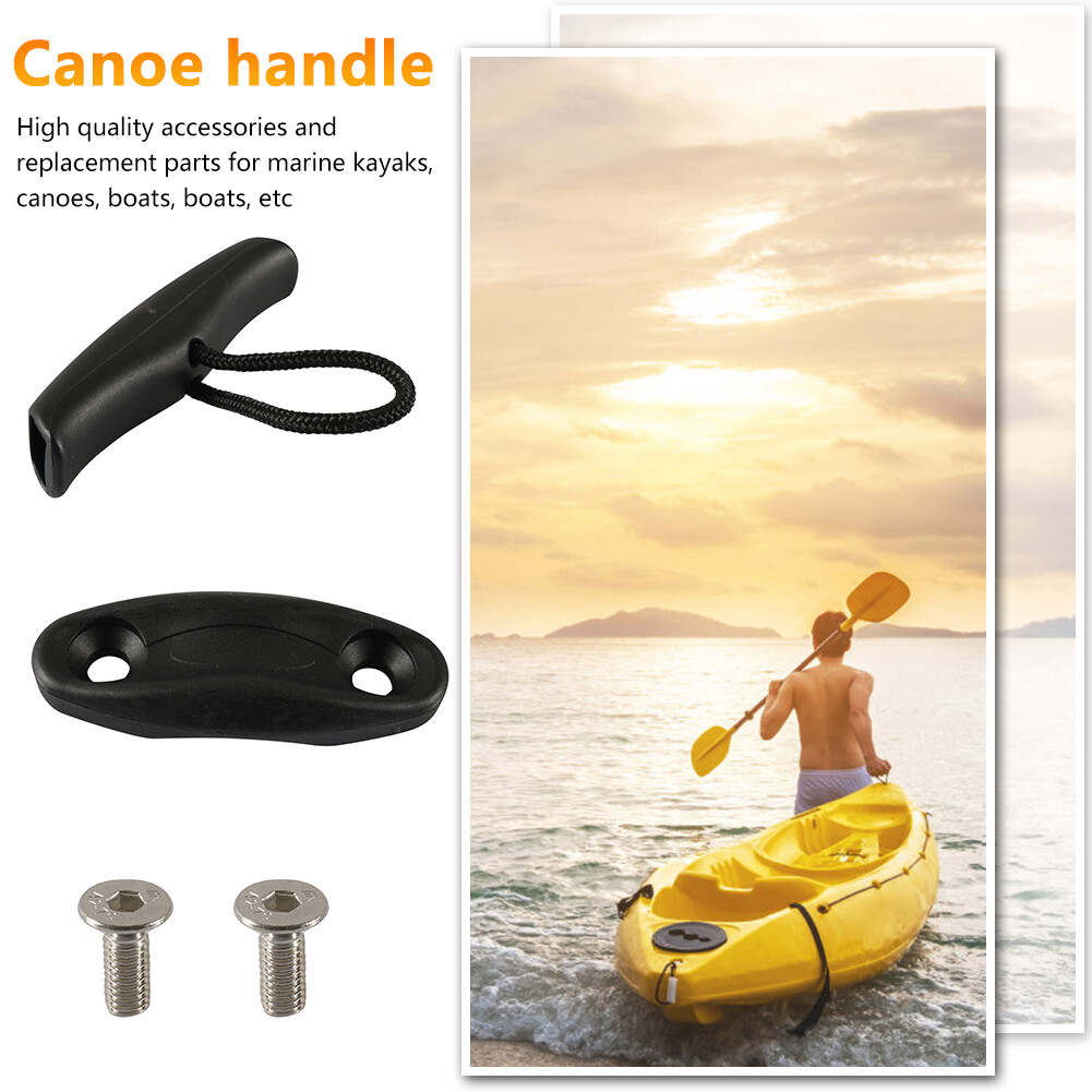 Kayak Canoe Toggle Handle Black Nylon Kayak Canoe Carry Grip T-Handle ...