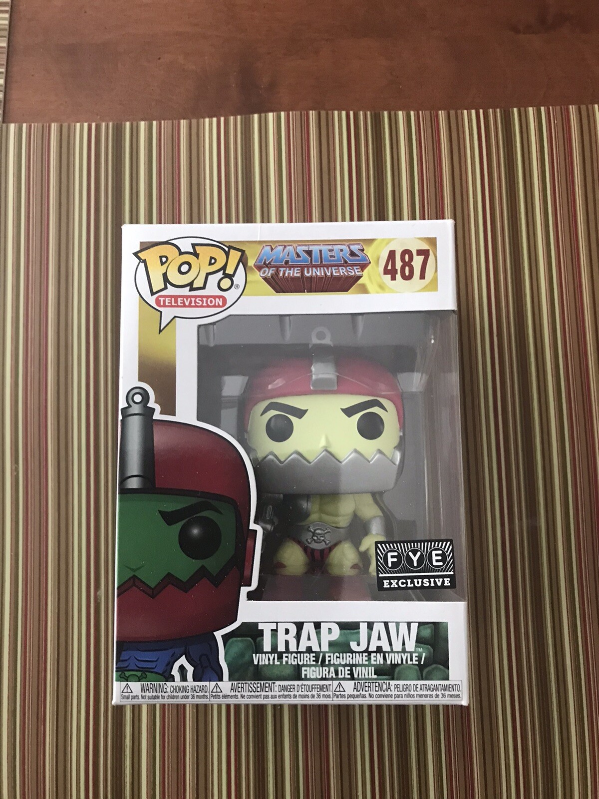 Funko Pop! Masters Of The Universe Trap Jaw #487 FYE Exclusive Vinyl ...