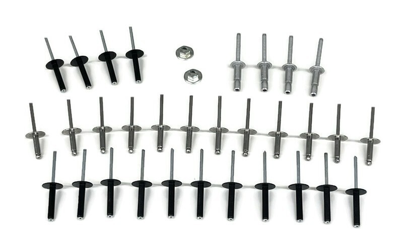 (2 Pack) Golf Cart Body Rivet Hardware Kit replaces EZGO 608456 for E-Z ...