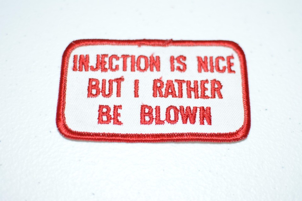 Naughty Sexual Innuendo Vintage Clothing Patches That Have Funny Double ...