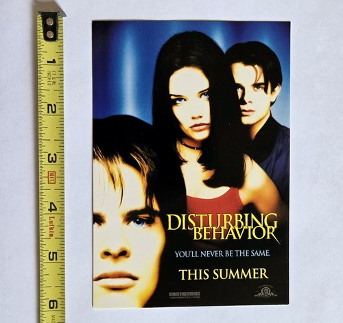 VINTAGE 1998 DISTURBING BEHAVIOR MOVIE PROMO POSTCARD KATIE HOLMES ...