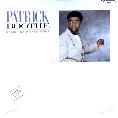 Patrick Boothe - Easier Said Than Done Maxi (VG+/VG+) '* | eBay