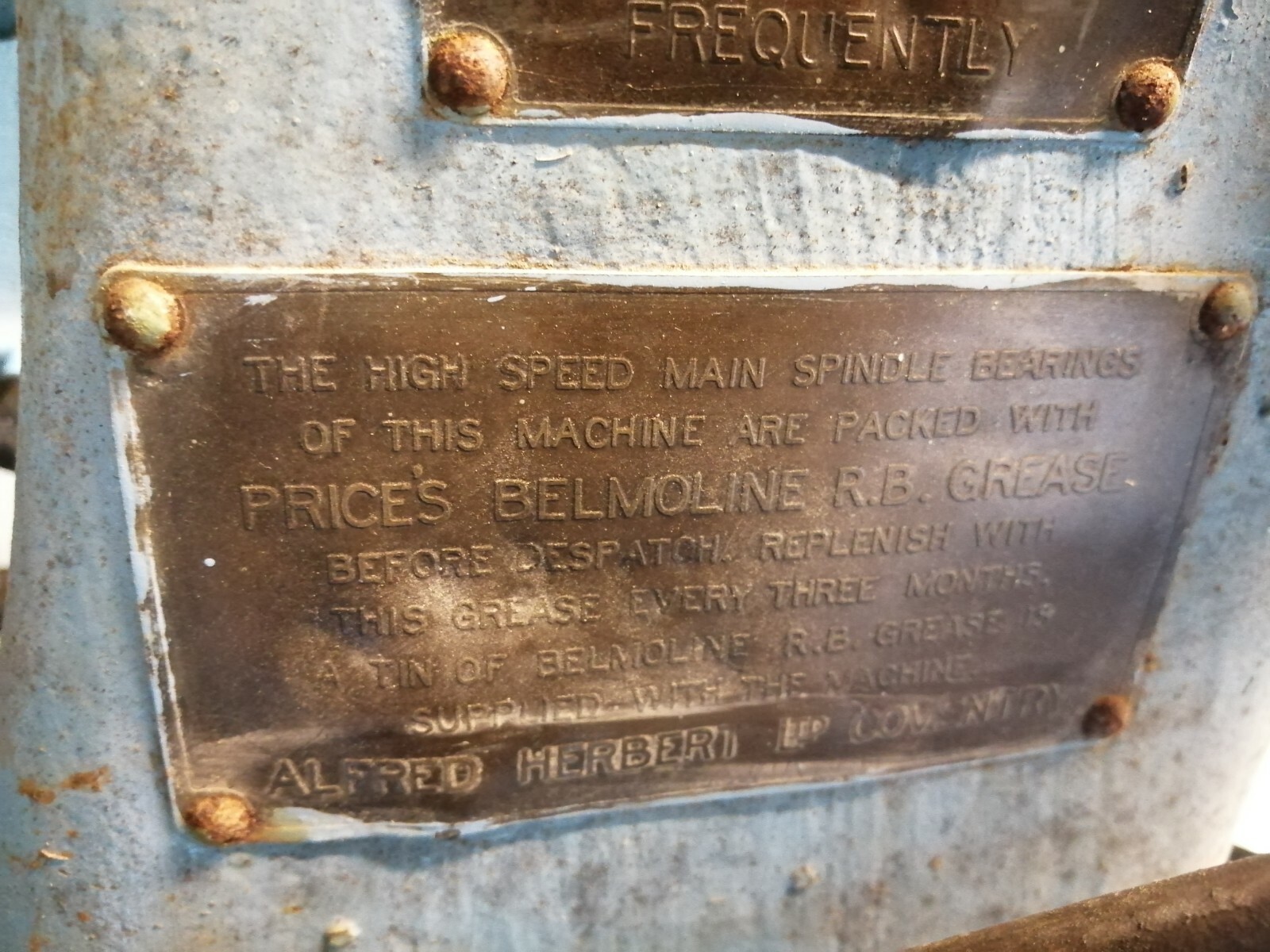 Alfred Herbert No. OV Milling Machine | eBay UK