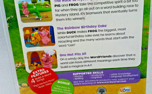 DVD WordWorld: The Race To Mystery Island (DVD, 2008, PBS Kids ...