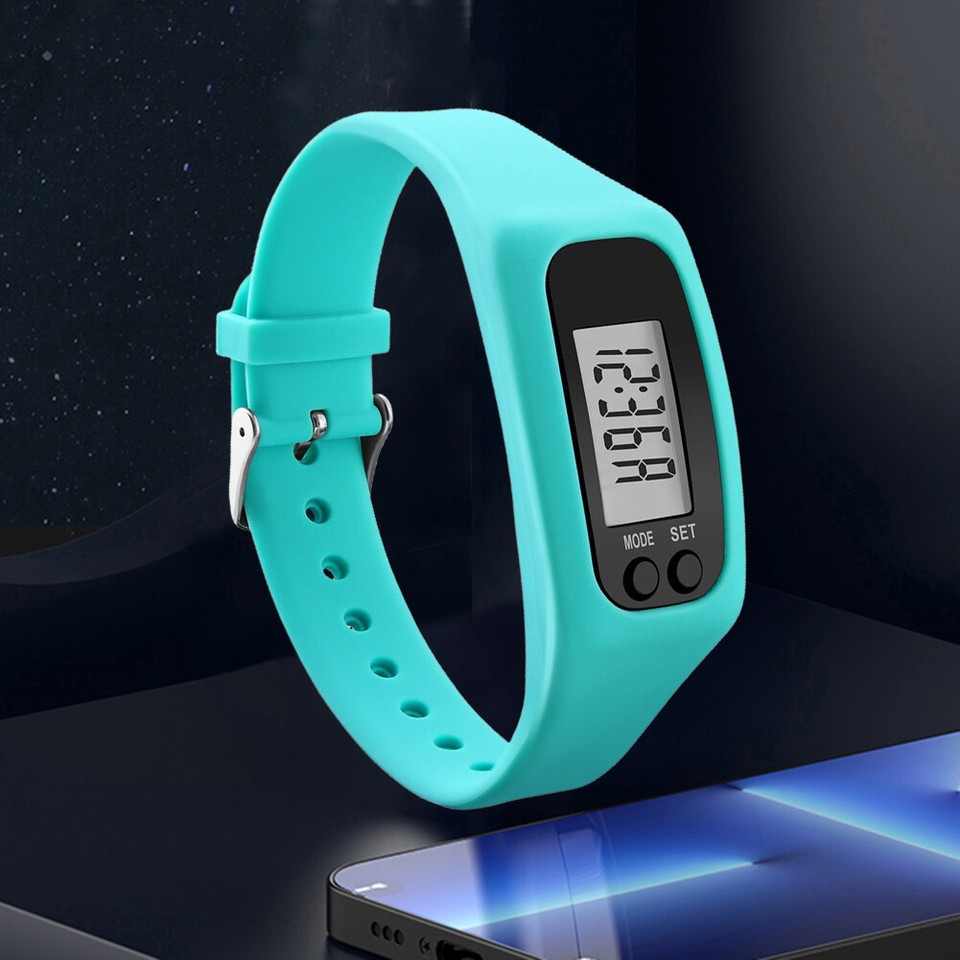 LED Pedometer Bracelet Walking Running Pedometer Fitness Watch for ...