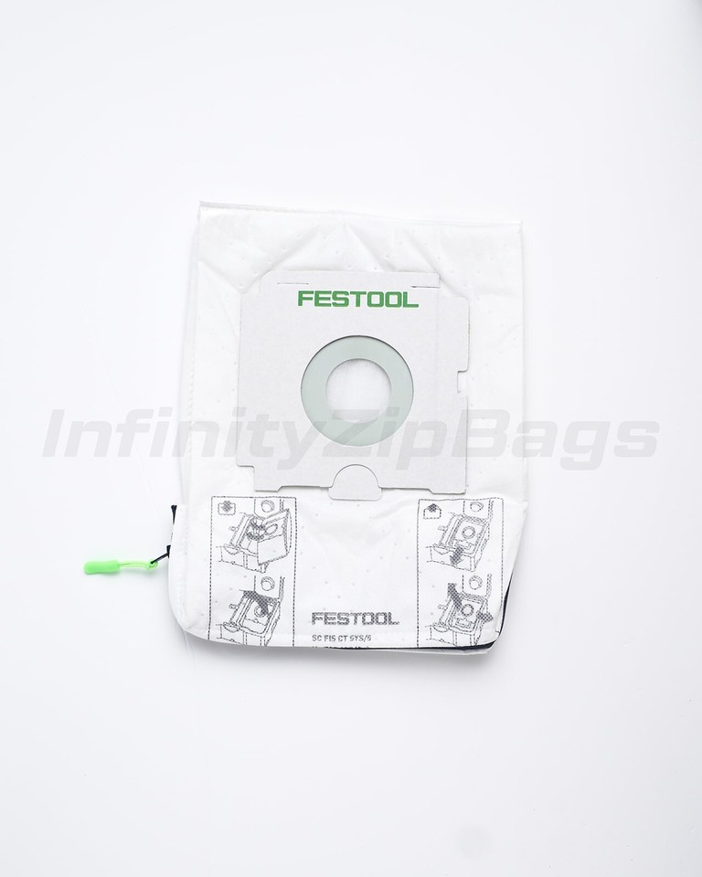REUSABLE Festool Dust Extractor Bag with ZIP, for CLEANTEC CTL SYS ...