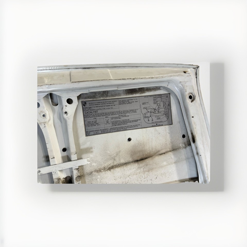 EXCELLENT Porsche 1979 Model 930 Turbo Whale Tail Rear Spoiler Wing ...