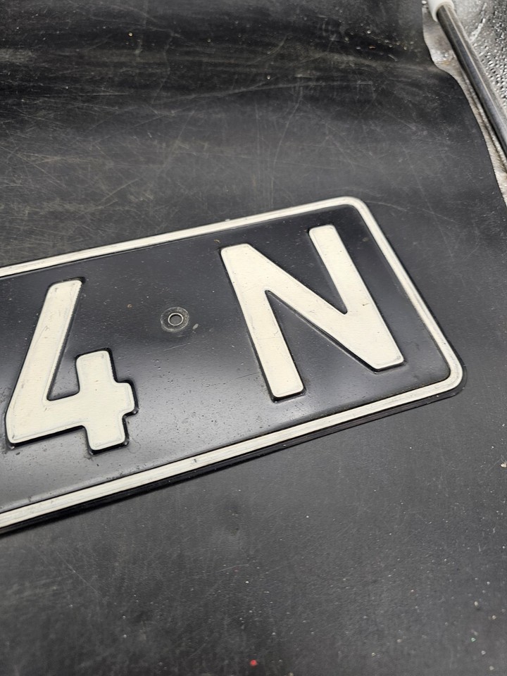 European NATO Vehicle License Plate Craft Mancave Decor Garage MB 714 N ...