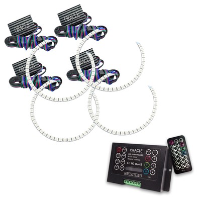 LED Halo Headlights Halo Light Surface Add On Custom Lights ColorSHIFT ...