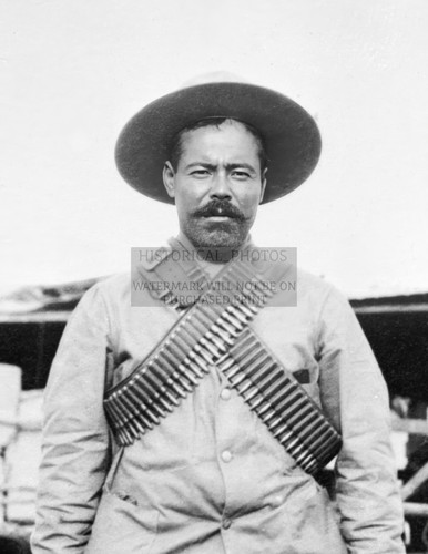 FRANCISCO "PANCHO" VILLA MEXICAN REVOLUTIONARY GENERAL B&W 8.5X11 PHOTO ...