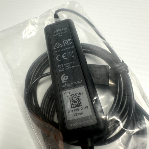Jabra BIZ 1500 Headset Mono USB NC Wired HSC024 | eBay