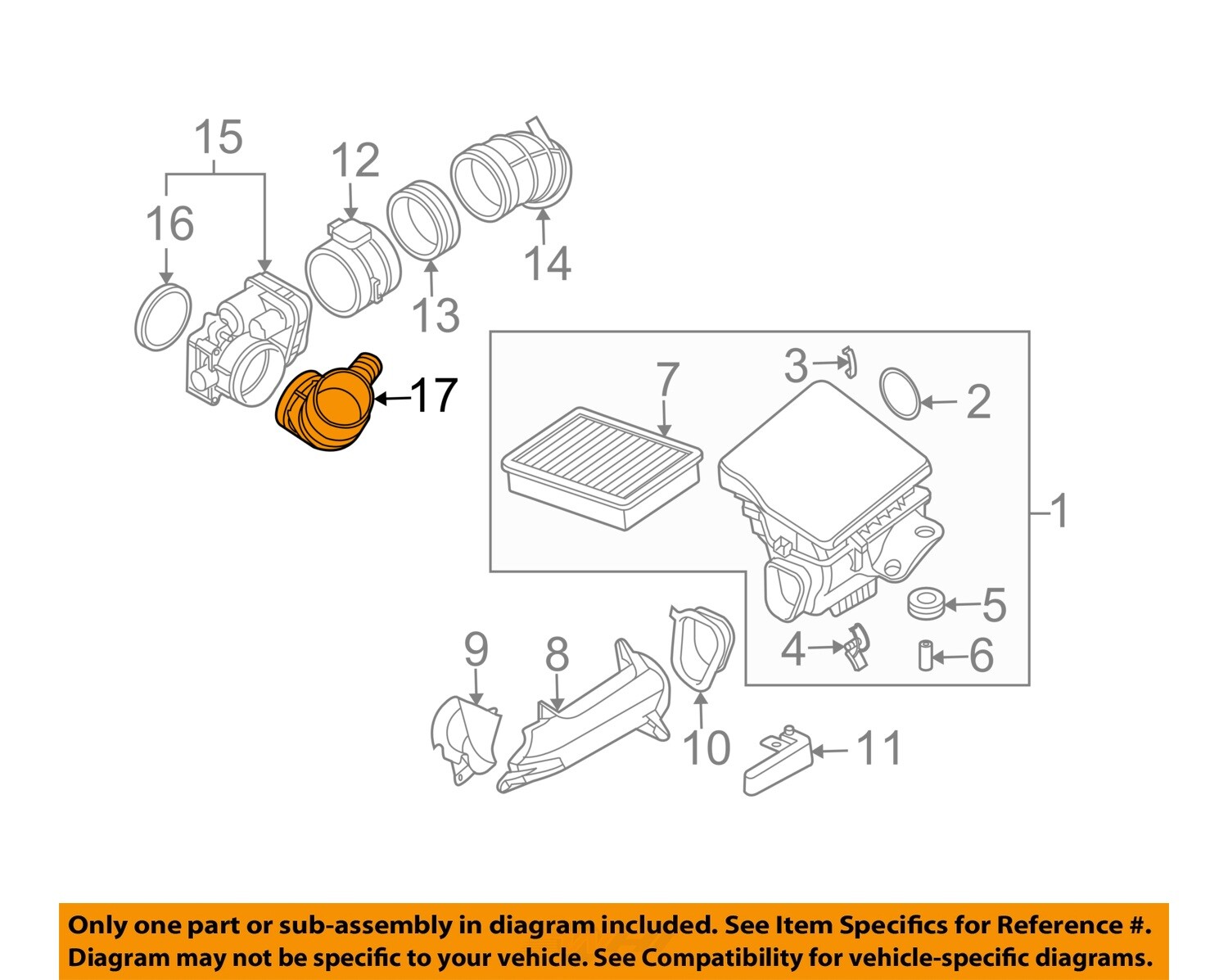 Genuine OEM BMW E85 Roadster Air Intake Trunk 13547514867 for sale ...