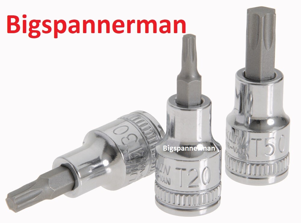 T40 Torx Key Bit Socket 3/8 Drive Franklin Tools TS40 Expert Quality ...