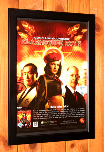 Command & Conquer Red Alert 3 PS3 Xbox 360 Small Promo Poster / Ad Page ...