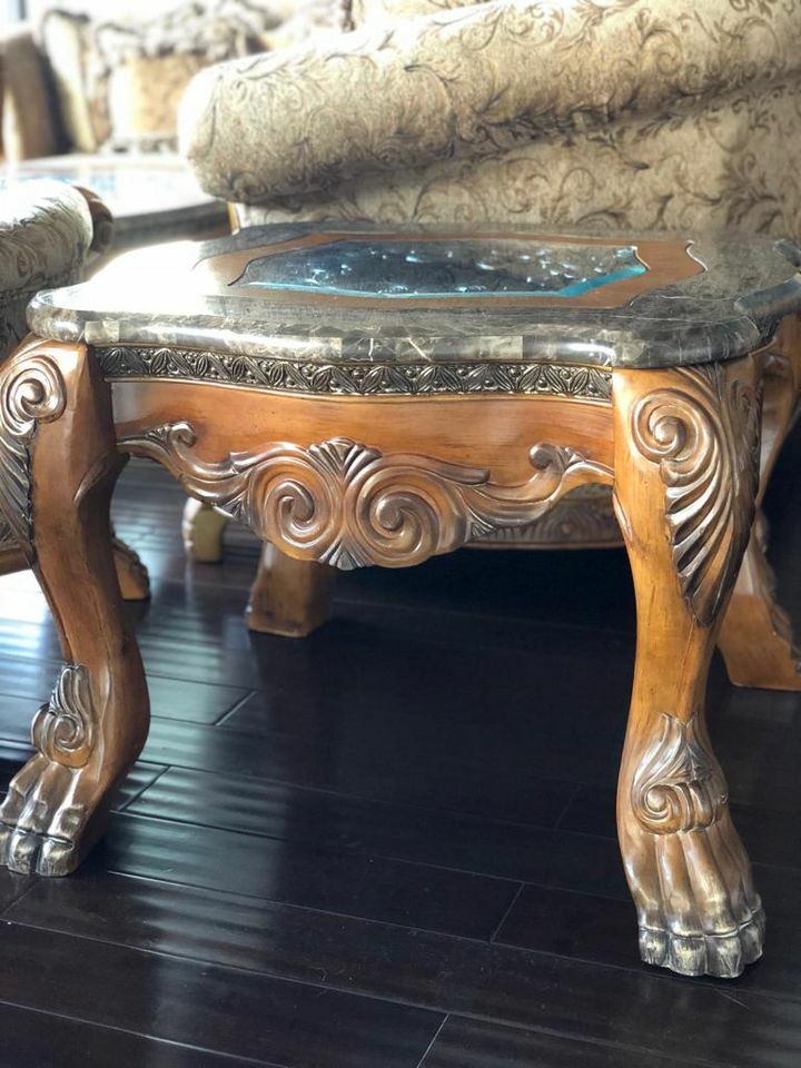 AICO by Michael Amini Eden 3PC table set | eBay