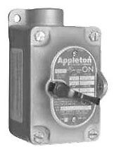 Appleton EFS175-F2, Exp Proof Tumbler Switch, Type Efs Front Lever Swt ...
