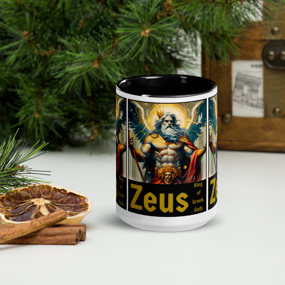 ZEUS King of Greek Gods Mythology Moun Olympus NEW Premium Coffee Mug ...