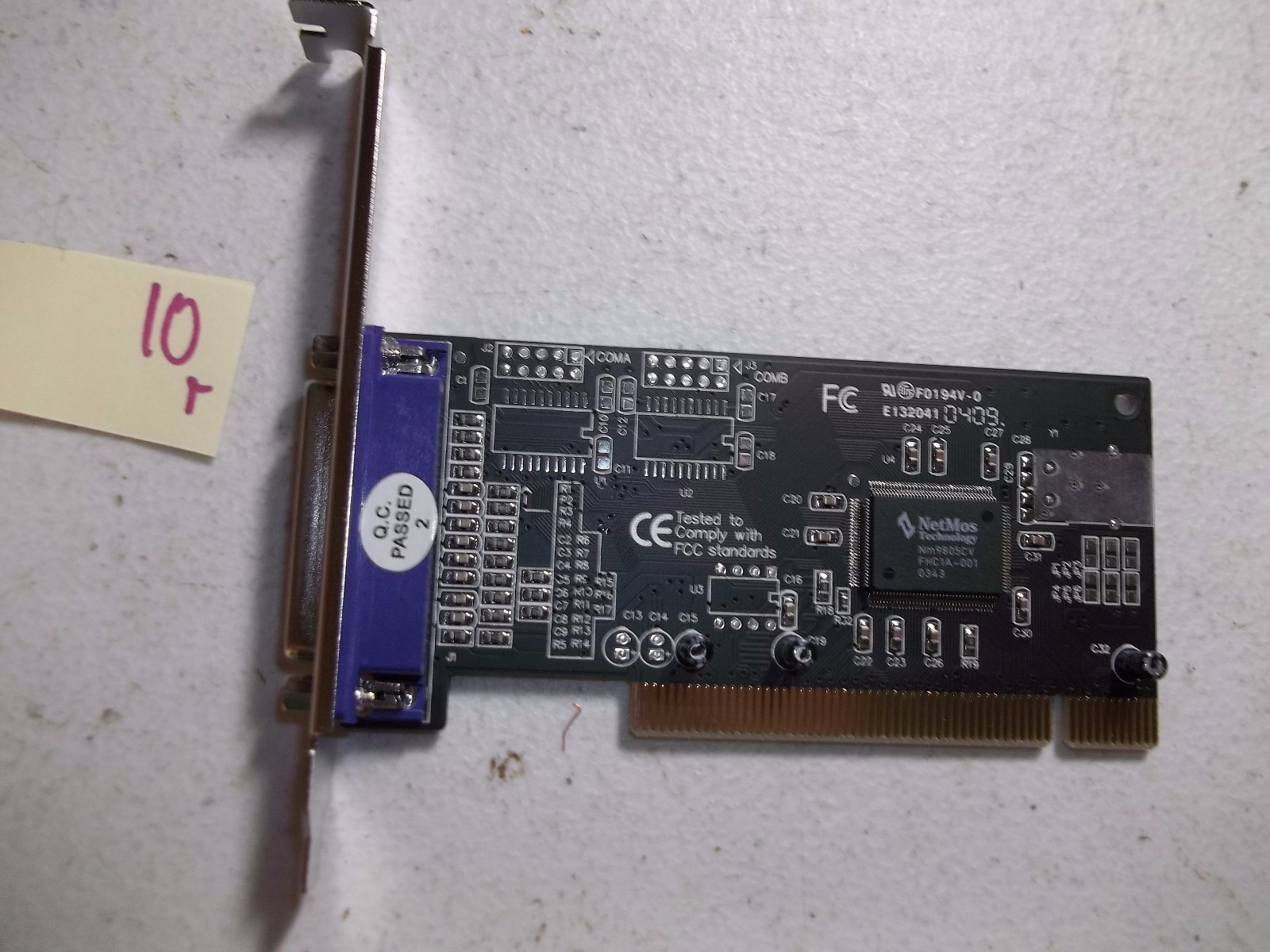 IN PKG MERCURY PCI SINGLE PORT ENHANCED PARALLEL CARD ICC-IO-53-1P (625 ...