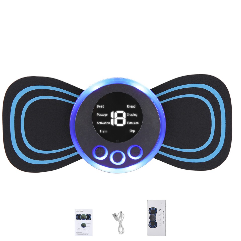 1-6 Pc Electric Portable Neck USB Massager Back Full Body Stimulator ...