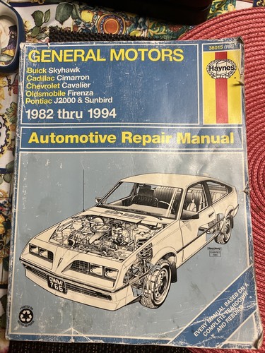 Haynes 829 GM A-Cars Automotive Repair Manual Book 1982-1993 Buick ...