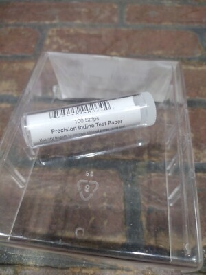 Restaurant Iodine Test Paper, 0-50 ppm [Vial of 100 Paper Strips | eBay