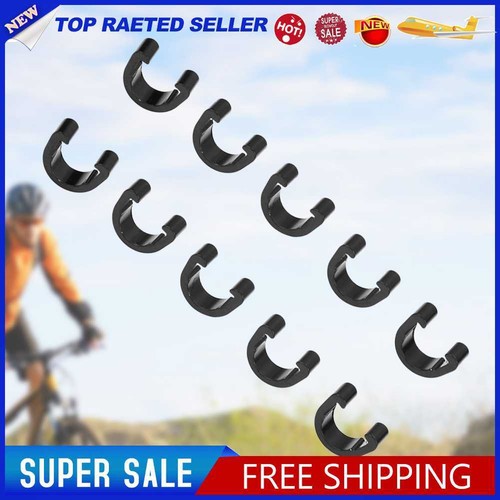 10pcs Bike Bicycle C-Clips Buckle Hose Brake Gear Cable Housing Guide ...