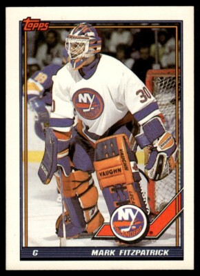 1991-92 Topps #47 Mark Fitzpatrick New York Islanders | eBay