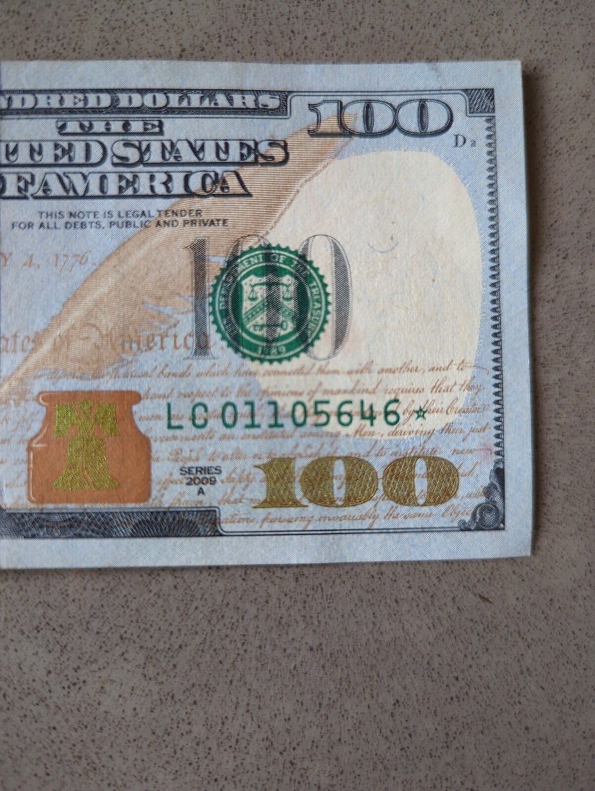 Two (2) 100 dollar bills star note 2009a, RARE | eBay