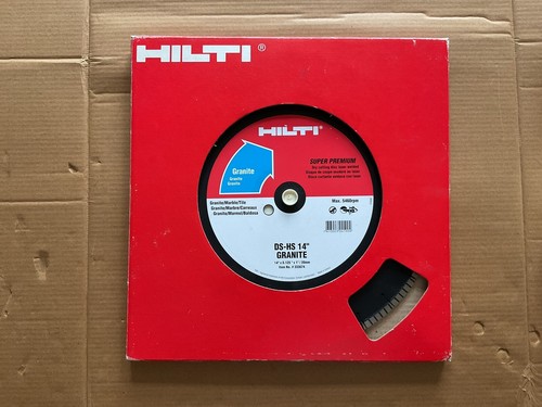 Hilti DS-HS Super Premium 14” X .125” X 1” Granite/Marble/Tile Dry ...