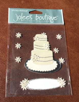 JOLEE'S 3D Dimensional Stickers WEDDING CAKE FREE SHIPPING! | eBay