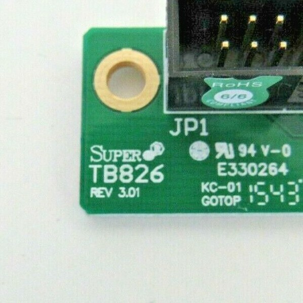 Supermicro Front Control Panel Board Adapter Cable TB826 for Sc825 for ...