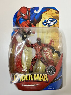 Spider-Man Carnage with Capture Webs Classics Action Figure | eBay